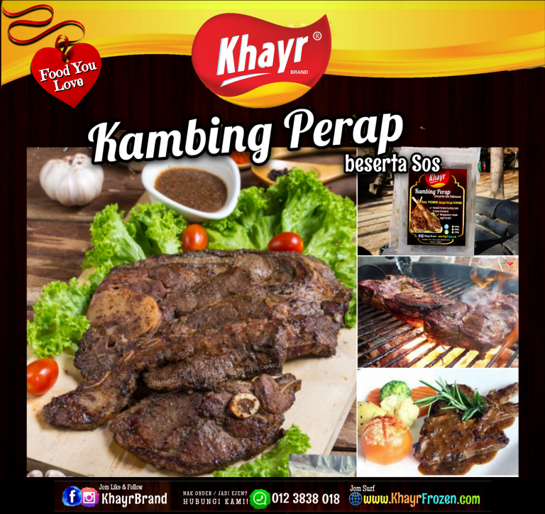 Kambing Perap + Sos (1kg) – Khayr-Brand | House of Halal Frozen Food
